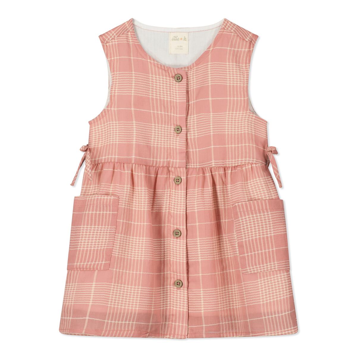 Briallen Dress - Rose Plaid – Moonlit Lullaby